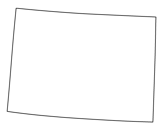 Printable Colorado Template
