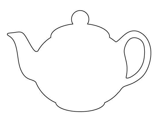 Teapot Template Free Printable Printable Word Searches