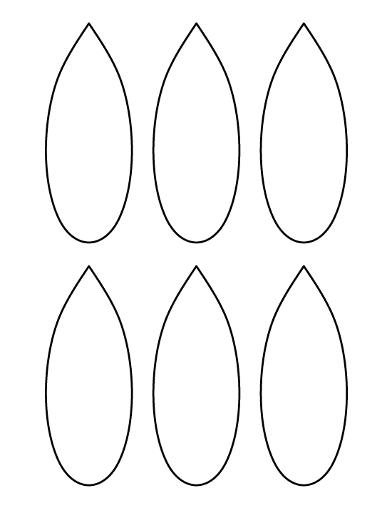 Printable Turkey Feather Template