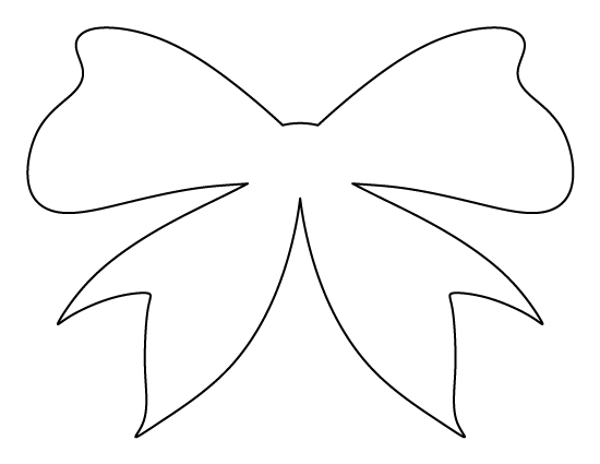 Printable Bow Template
