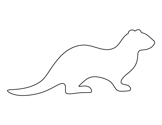 Printable Otter Template Printable Otter Template