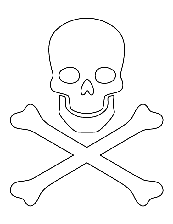 Sugar Skull Template Printable Free