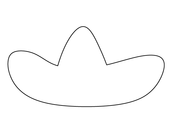 Printable Sombrero Template